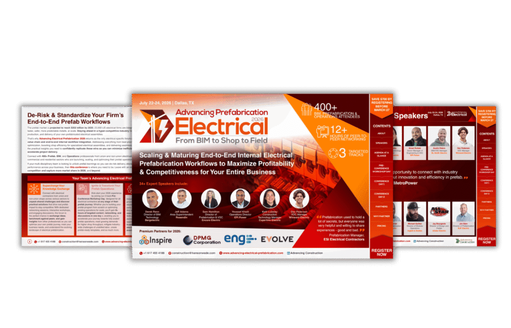 Advancing Electrical Prefabrication 2026